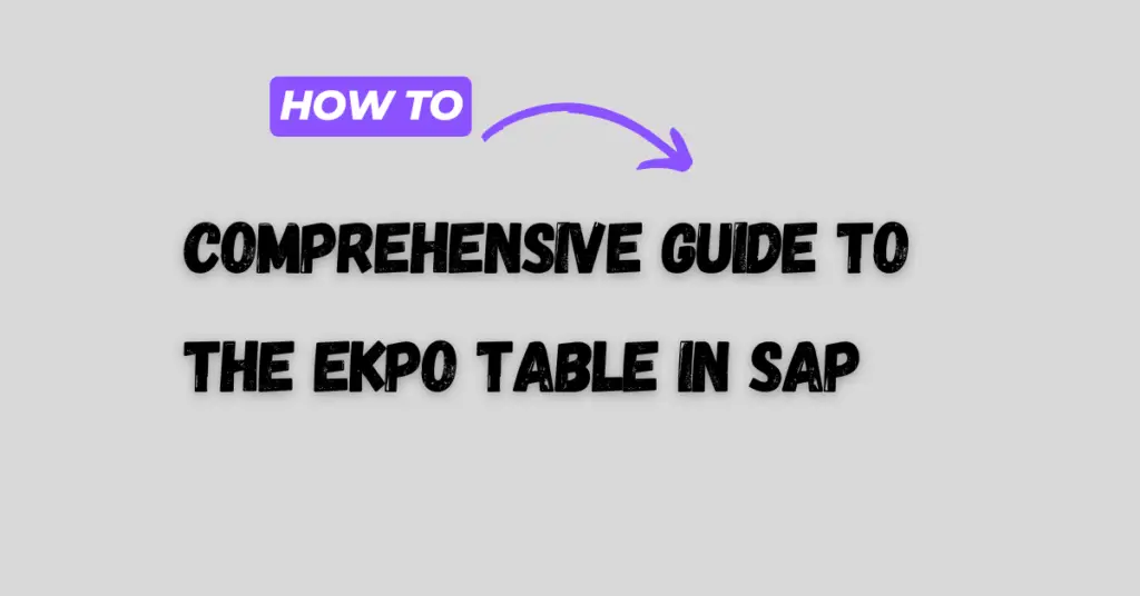 Material Doc Table in SAP: Understanding Its Role and Significance ... Material Doc Table in SAP: Understanding Its Role and Significance ...
